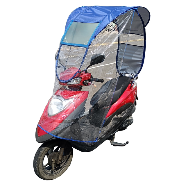 New electric motorcycle canopy, windproof, removable, foldable ...