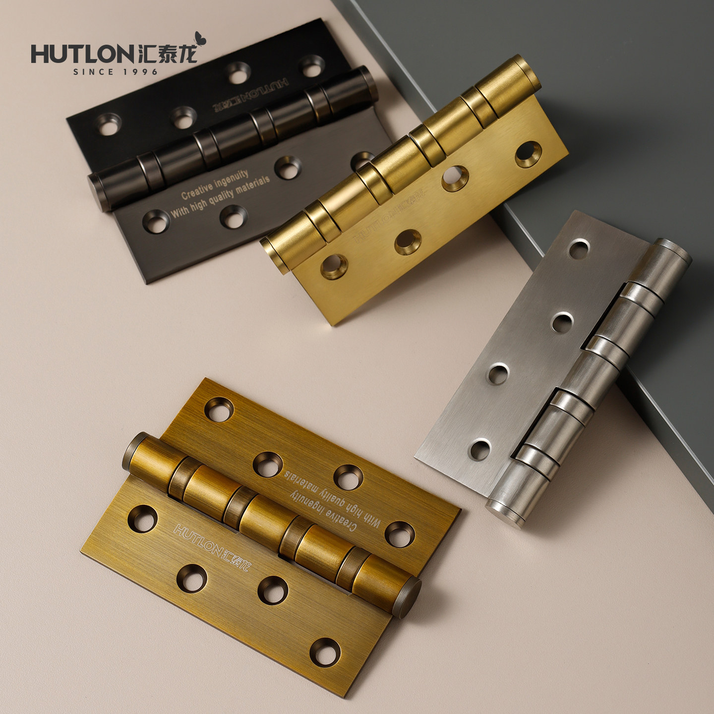 Hutlon 4인치 304 스테인리스 스틸 문 경첩 - Ds-3043-4bb