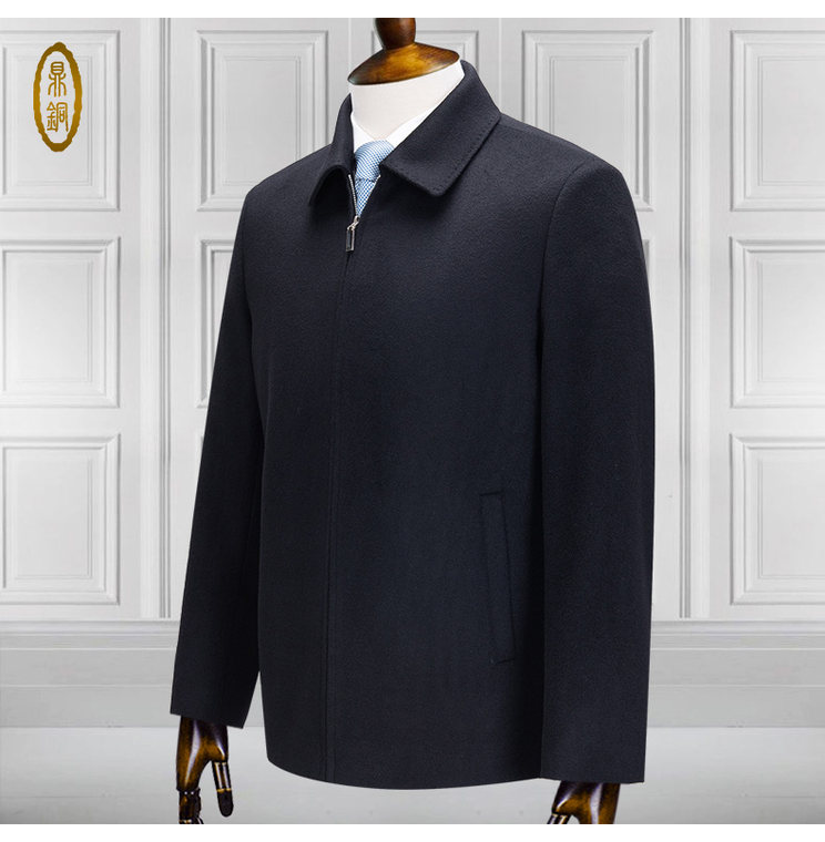 Ding Tong Coat Men's Autumn and Winter Wool Jacket Men's Middle-aged ...