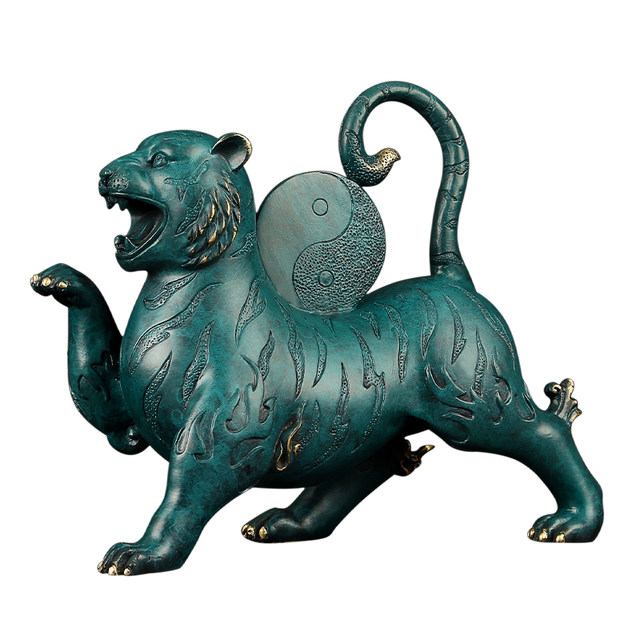 The Supreme Good Like Water Bronze Ornaments Blue Dragon White Tiger Suzaku Xuanwu Four ...