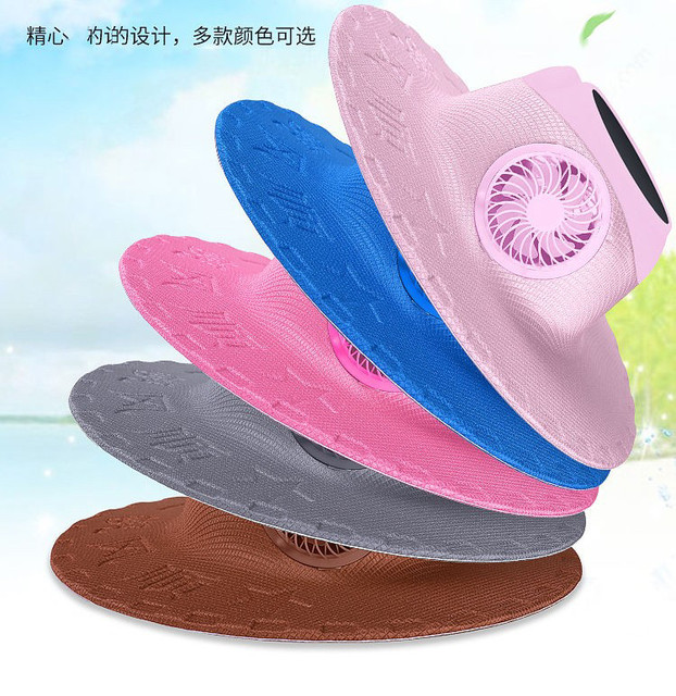 New rechargeable cool neck air conditioning hat fishing outdoor ...