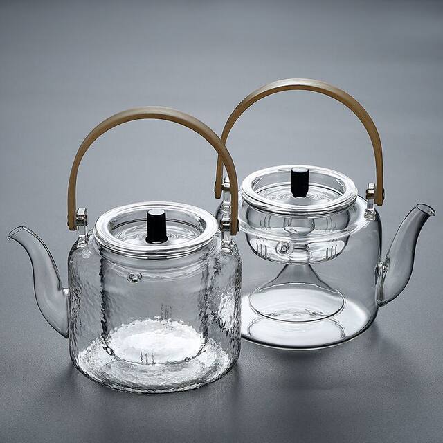 Thickened steaming tea set tea set lifting kettle tea kettle high ...