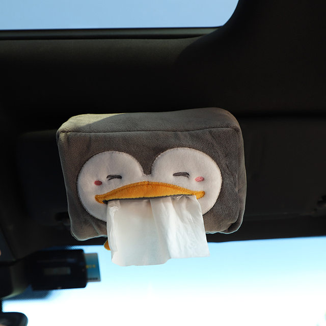 Car cartoon tissue box creative cute sun visor paper box car hanging ...