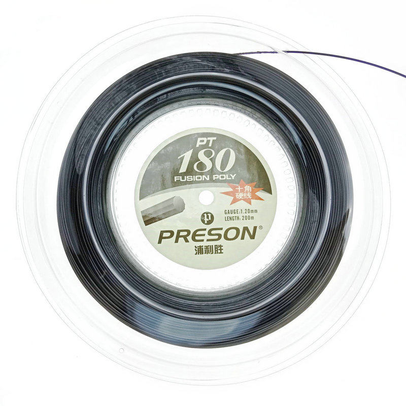 Corda da Tennis Preson PT180 in Poliestere - Colpo Potente, Suono Nitido