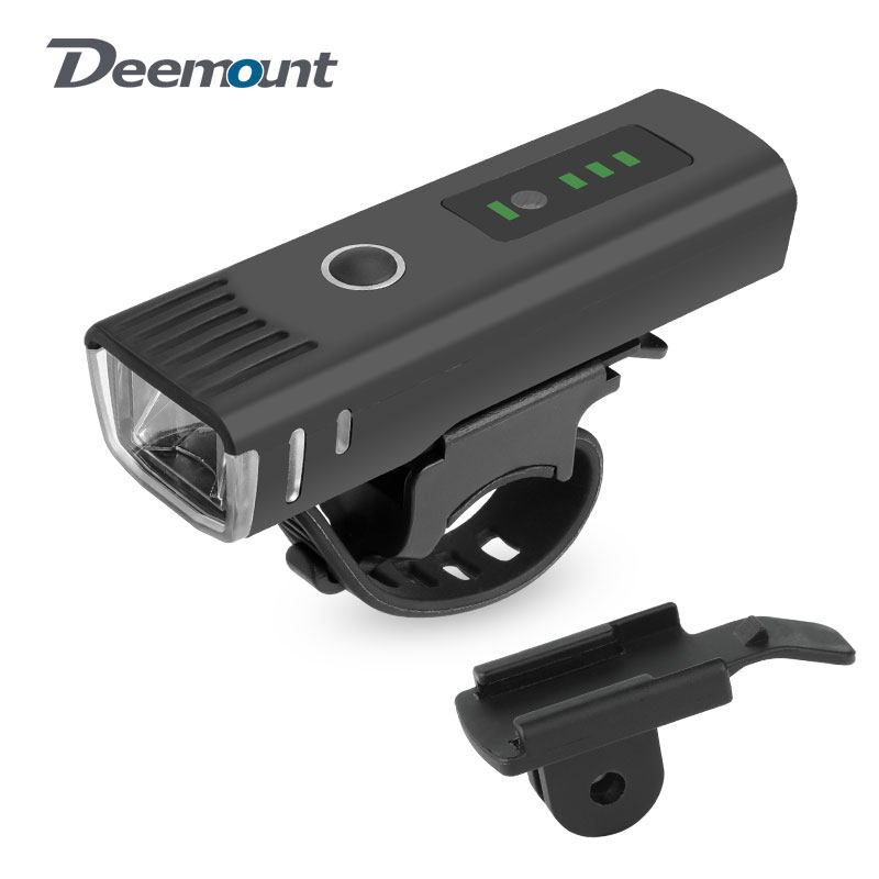 Deemount Bicycle Headlight - Bright USB Rechargeable Front Light