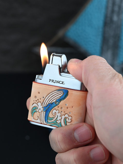New product prince Prince inflatable lighter Japanese -style wind whale ...