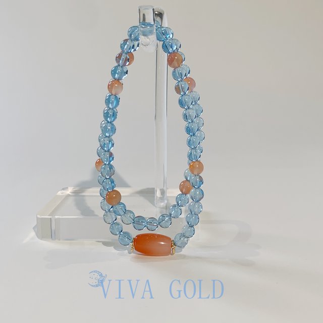Viva Goda Original Multi-Circle Crystal Bracelet with Transparent ...