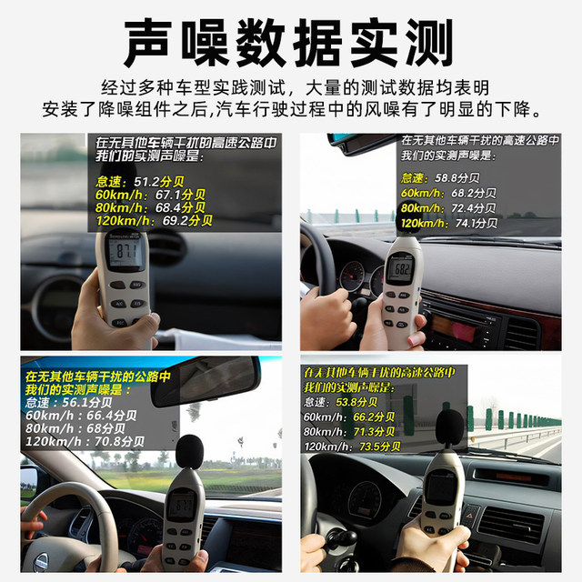 Car use to reduce wind resistance flow bars, wind, noise, anti -noise ...