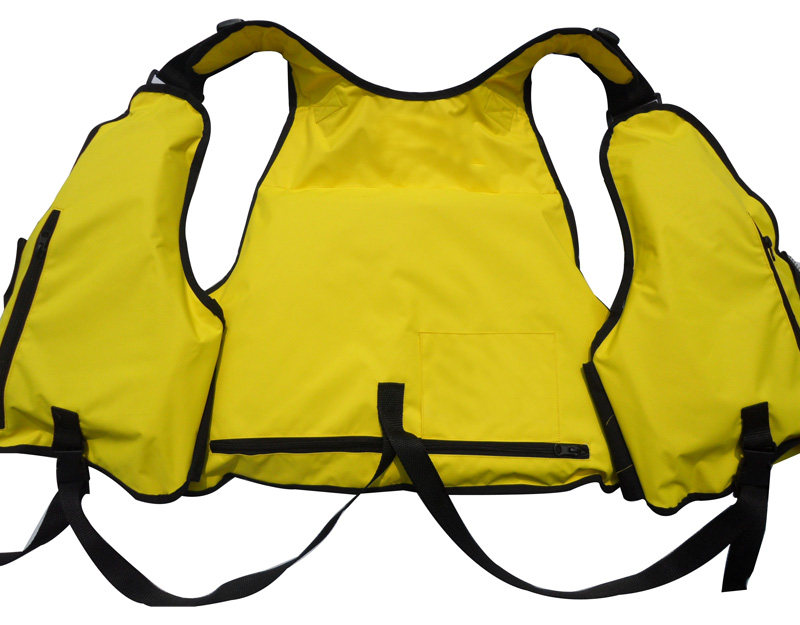 Adult Life Jacket Fishing Vest with Large Buoyancy and Cross Belt