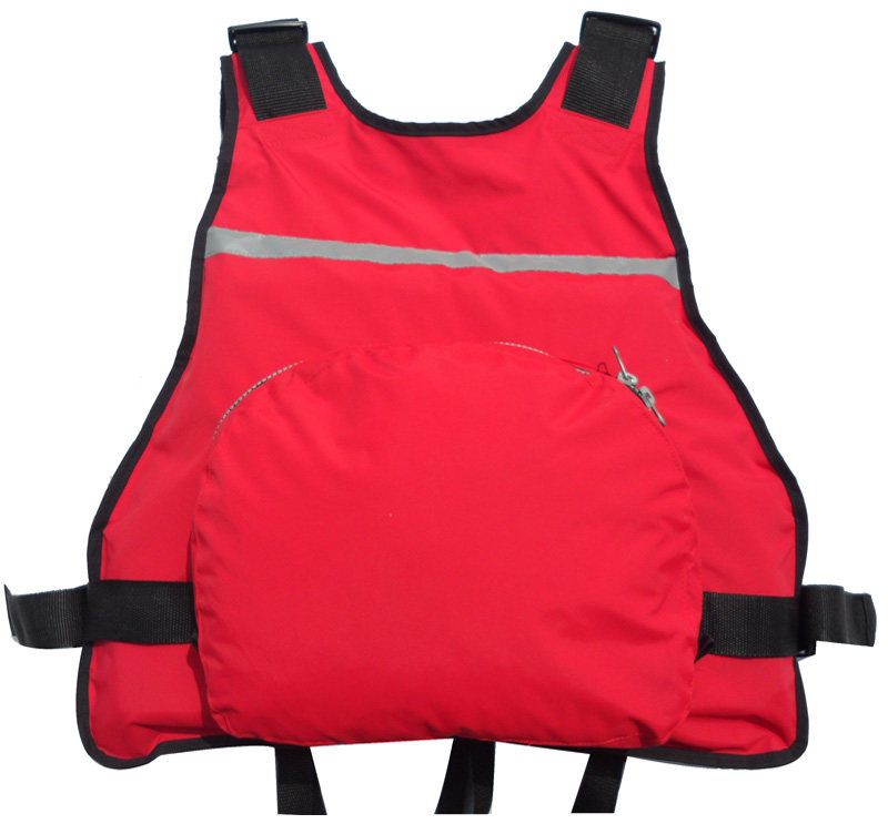 Adult Life Jacket Fishing Vest with Large Buoyancy and Cross Belt
