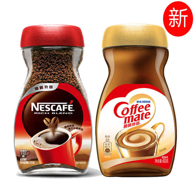 Nestle Nestle Black Coffee Gel Pure Coffee 200g bottle+400g partner set