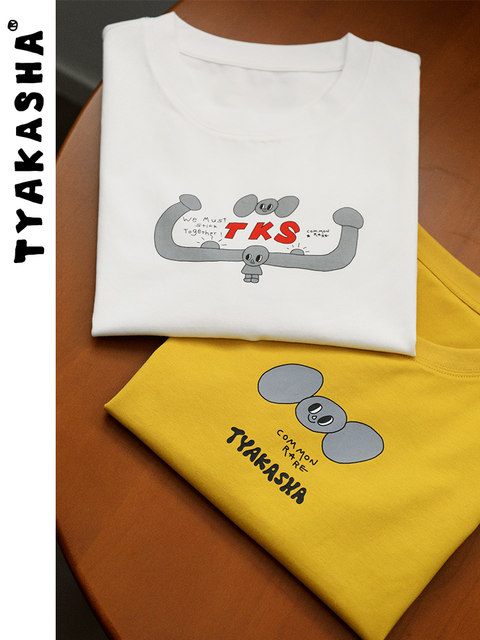 TYAKASHA Takasha XCommonrare every few shirt women's short -sleeved T ...