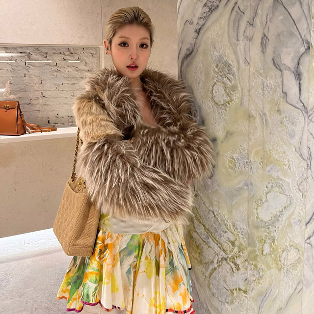 CSFC niche design leopard pattern stitching autumn and winter plants ...