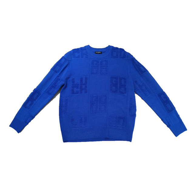 Peacebird men's clothing 2023 spring new year series blue sweater warm ...