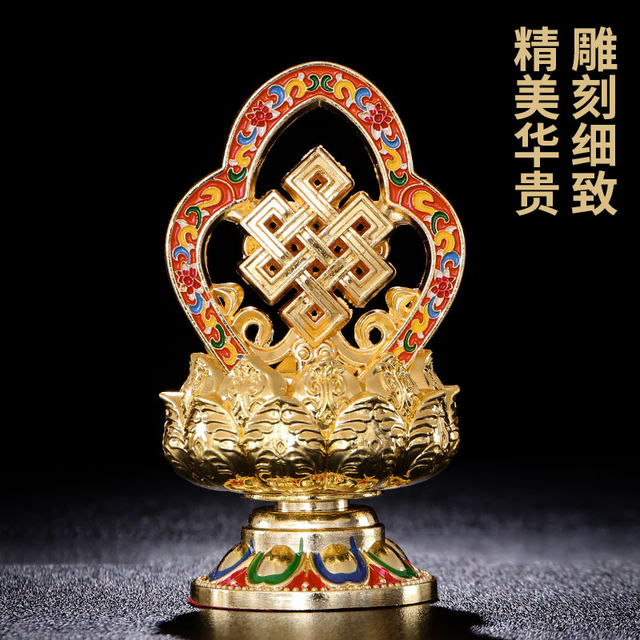 Tibetan eight auspicious ornaments Tantric large size Nepalese hand ...