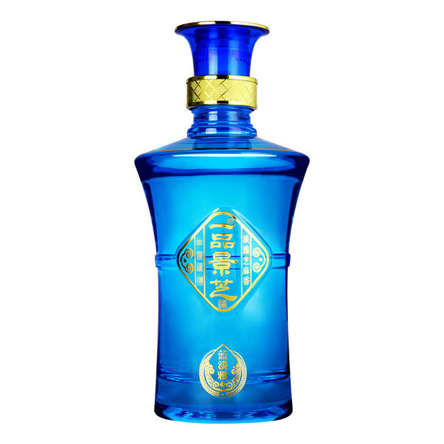 Jingzhi Jiu Yipin Jingzhi Blue Elegant 52 degrees 500ml2 bottles of gift bags with sesame flavor ...