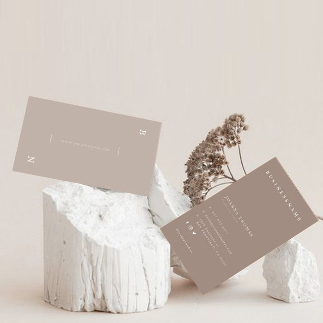 Morandi color business card custom production printing design beauty ...