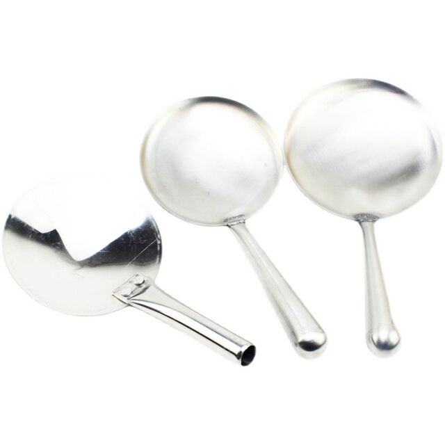 Stainless steel tofu flower spoon round tofu brain special spoon tofu ...