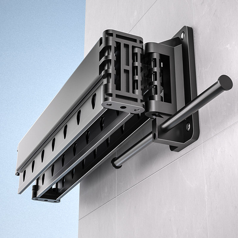 Folding Drying Rack | Telescopic Clothes Drying Rod