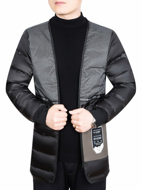 Pier Cardin men's goose down jacket for mid-length winter down jacket ...