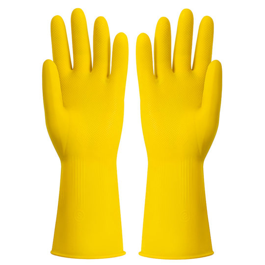 Plastic cleaning gloves store