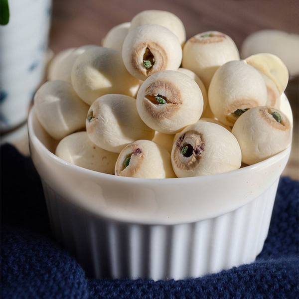 Crown lotus seeds 500g core milled skin sulfur free farm dry goods ...