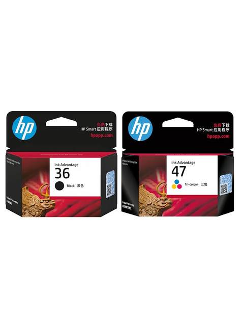 HP original 36 black 47 color ink cartridge DJ2388 2386 2385 2389 1285 ...