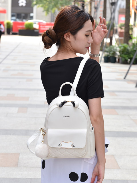 Backpack for women 2025 new trendy bags fashionable little schoolbag ...
