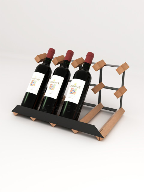 Narrow wine rack wine cabinet wine grid diagonally placed red wine rack ...