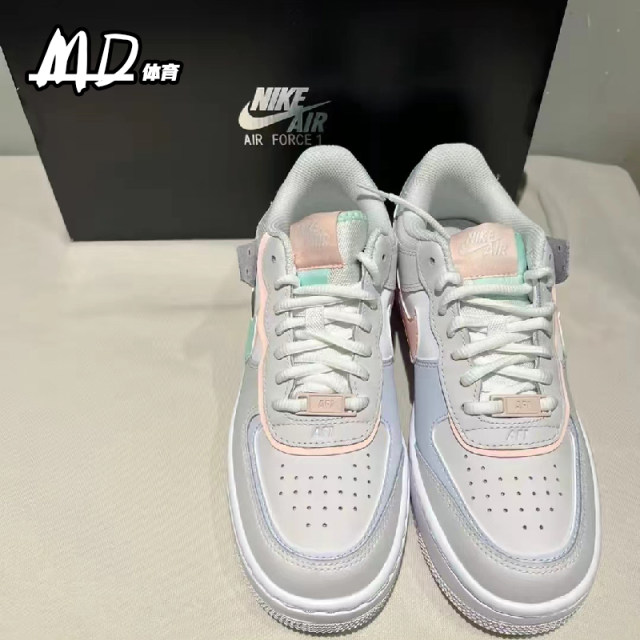 Nike Nike Air Force1 Shadow AF1 Air Force Macaron shoes women's CI0919-116