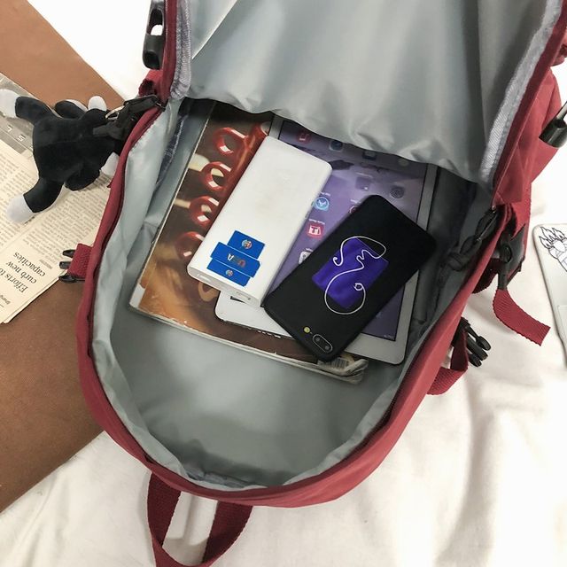 High school student schoolbag male ins trendy campus backpack female ...