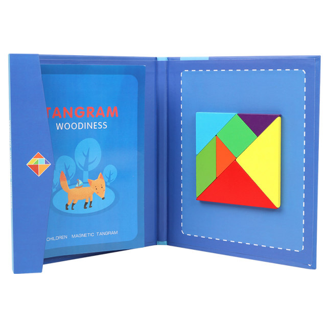 Children's magnetic jigsaw puzzle intellectual puzzle primary school ...