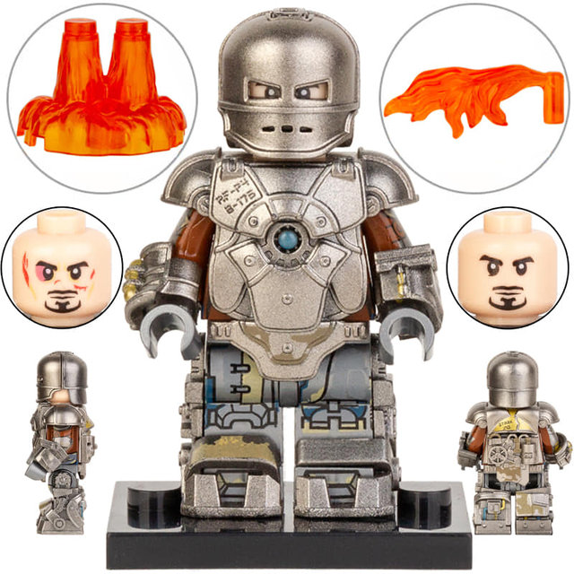 Hell Batman Chinese Building Blocks MK Armor Iron Man Super Hero Series ...