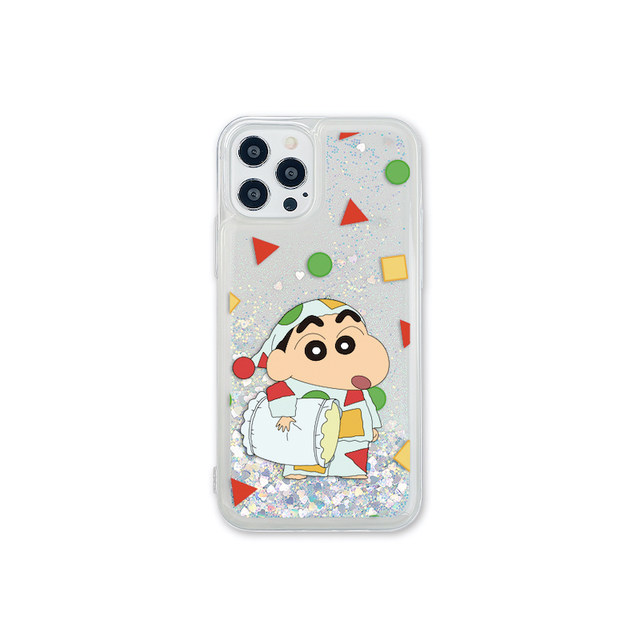 Korean Crayon Shin-chan cartoon cute sparkling pajamas Xiaobai suitable ...