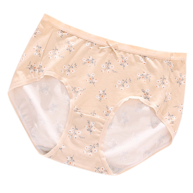 Four strip butterfly Angfen underwear soft skin cotton percentage ...