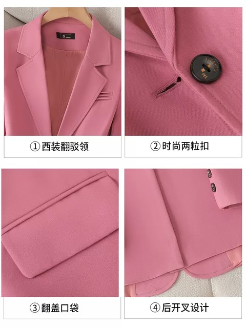 Back Slit Blazer for Women, Autumn and Winter, This Year's Trendy Top ...