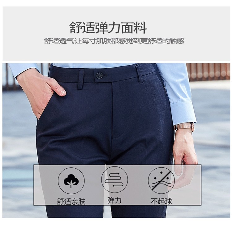 Professional trousers ladies spring and autumn high waist straight gray ...