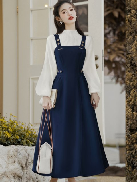 Autumn and winter French Tea Buck College style high -level sensor salt ...