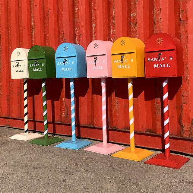 European-style retro wrought iron letterbox newspaper box signs ...