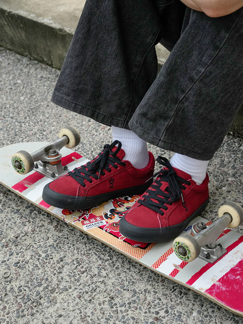 Jiluke's new popular Beidou Star Berry Red Board Shoes Men's and Women ...