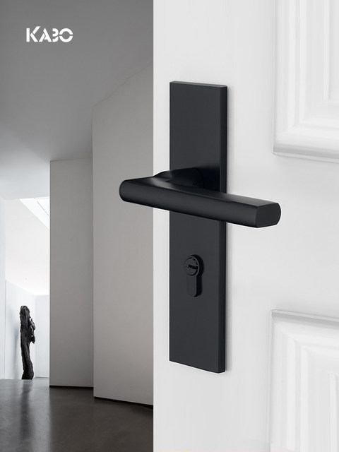 Germany KABO door locks indoor bedroom Modern American black bathroom ...