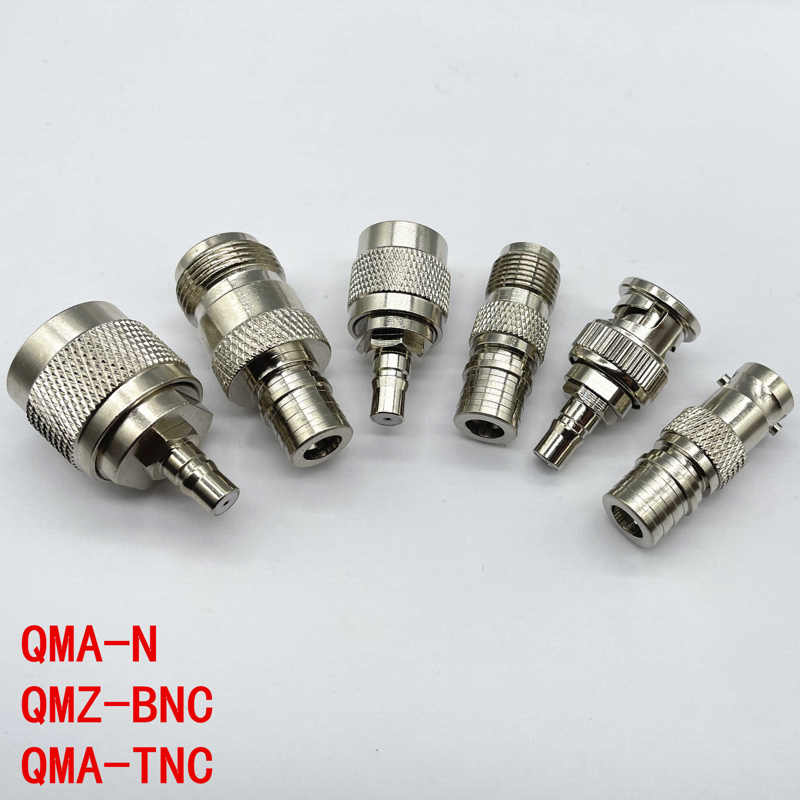 QMA公转母转接头 N BNC TNC连接器互配转换头 全铜连接器 镀镍-淘宝网