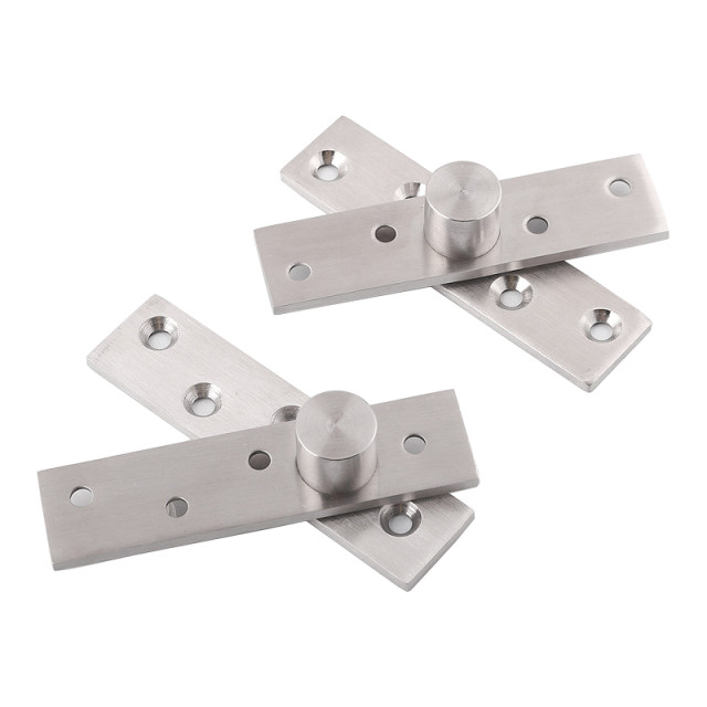 Thickened stainless steel 360-degree rotating shaft wooden door upper ...