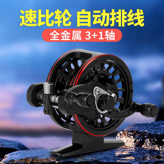 Automatic line metal double-speed front wheel with vent force fly ...