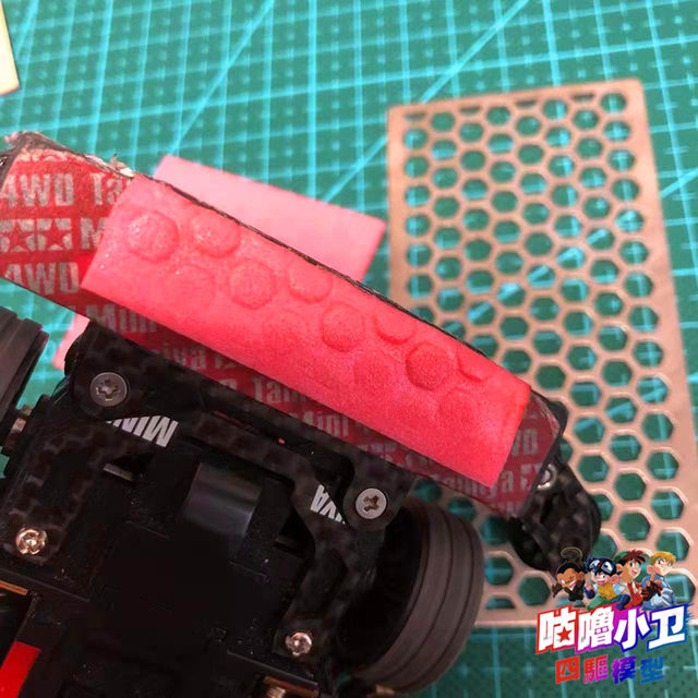 Homemade Tamiya sponge 15492/15441/15512 angle brake hot fixed plate ...
