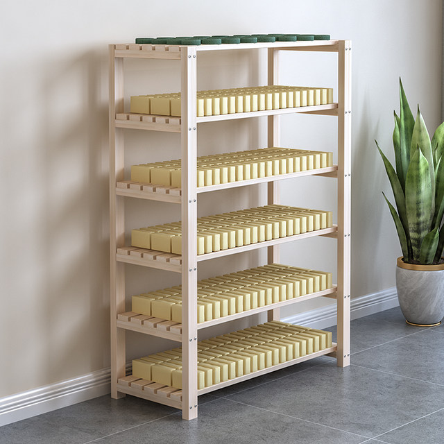 New natural pine combined soap drying rack handmade soap rack storage ...