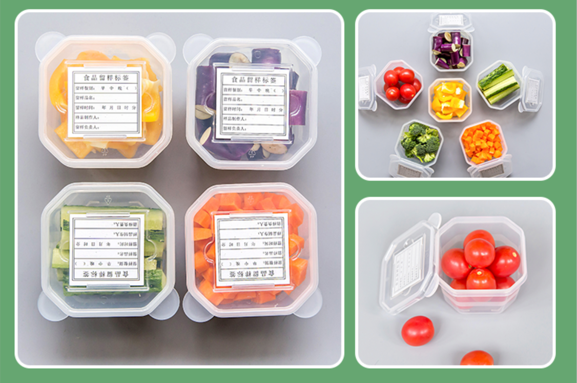 Bohui Food Sample Box - 1.2L Plastic Tasting Container