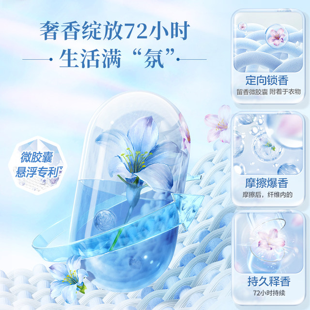 Liby Master Fragrance Laundry Detergent Blue Wind Chime Fragrance ...