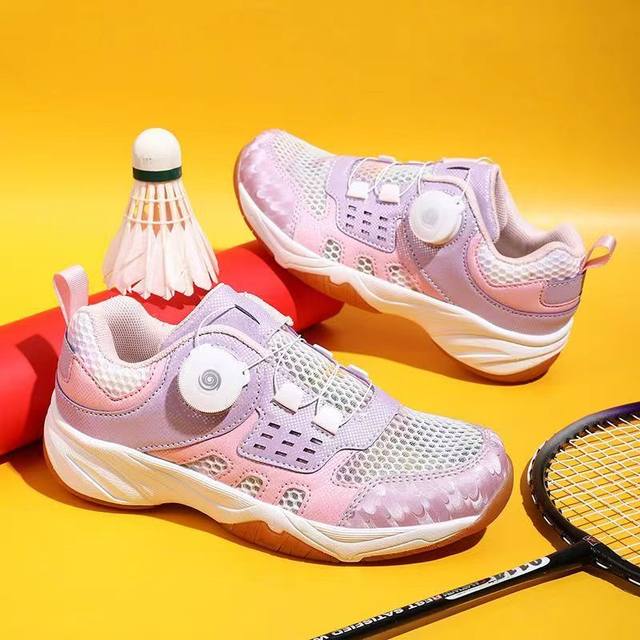 Carbon plate children's badminton shoes for spring and autumn girls and ...