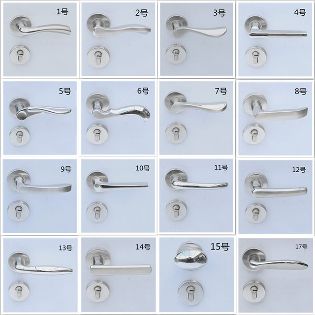 Stainless steel split lock fire door lock 725885 full set lock office ...
